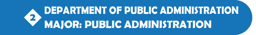 Department of Public Administration - CUMT